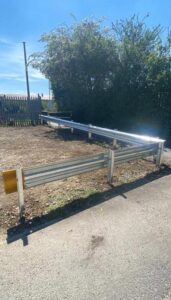 ARMCO barrier installation | Weston Rail Services